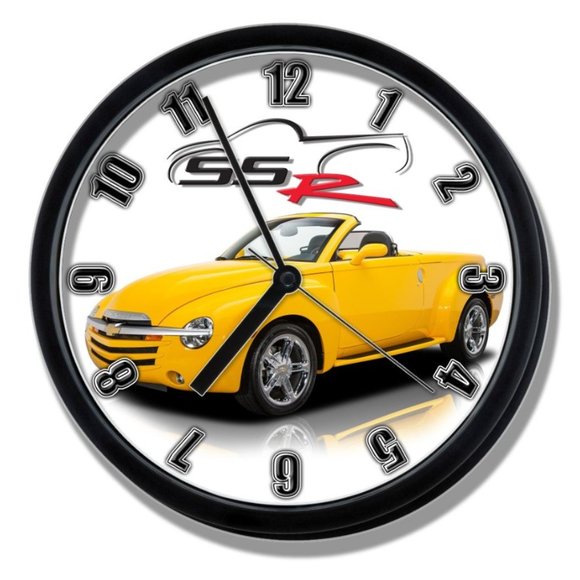 Clock | Wall Decor | Chevy Ssr Yellow Wall Clock New | Poshmark